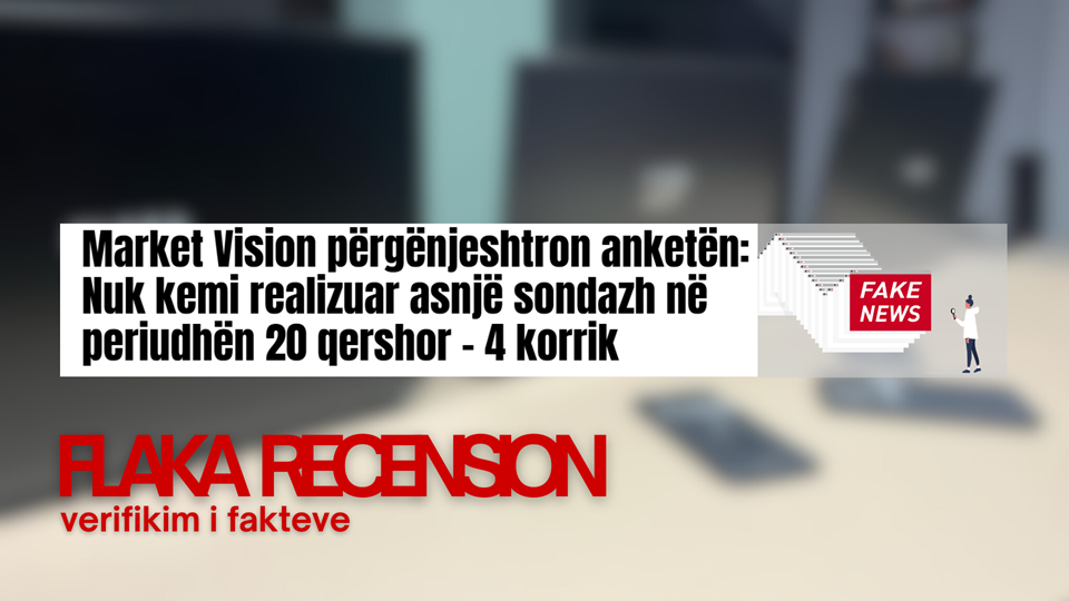 "Demanti që nuk ekziston – Si po fabrikohen lajme për të fshehur ...